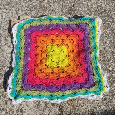 Virus Blanket Crochet Pattern, Original Virus Blanket PDF, Virus Afghan ...