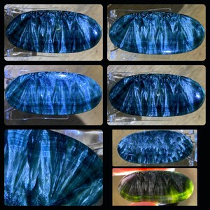 Rare Blue Labradorite Spectrolite Slice Blue Flasy Top - Etsy