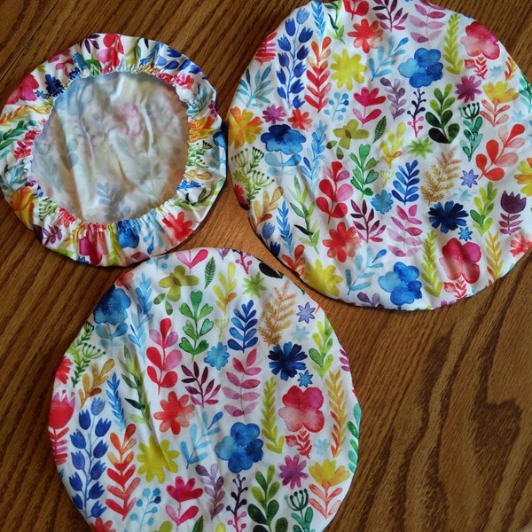 Reusable Bowl Covers Basic Set, Garden Flowers - Etsy