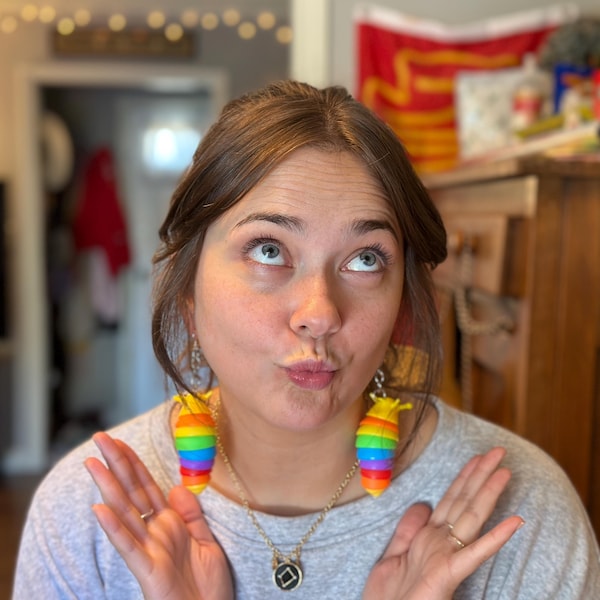 Fidget Slug Earrings - Etsy