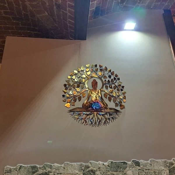 Spiritual Wall Art, Buddha Metal Wall Art and Decor , Zen Art, Great ...