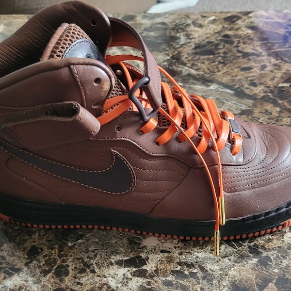 Grey Cement Laces With Red Plastic Tips - Etsy