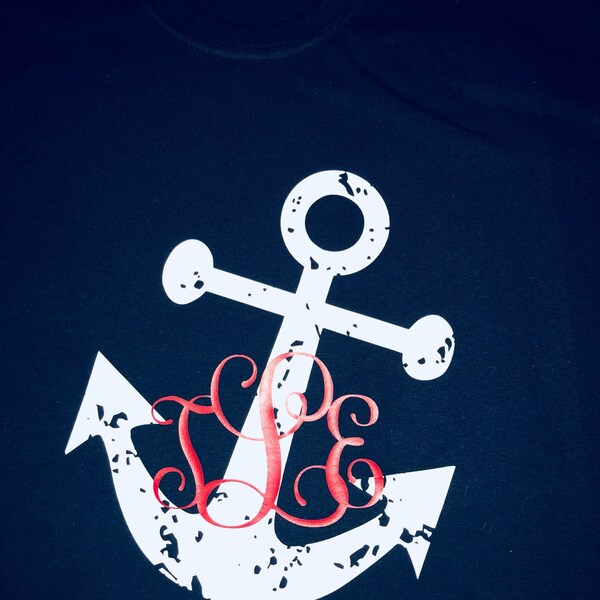 Distressed Anchor SVG Cut File - Instant Download - Etsy