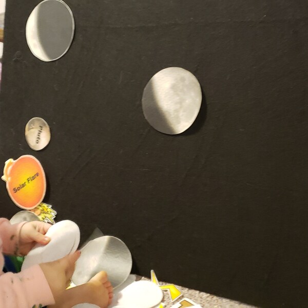 Moon Phases Felt // Children // Space // Flannel Board Pieces ...