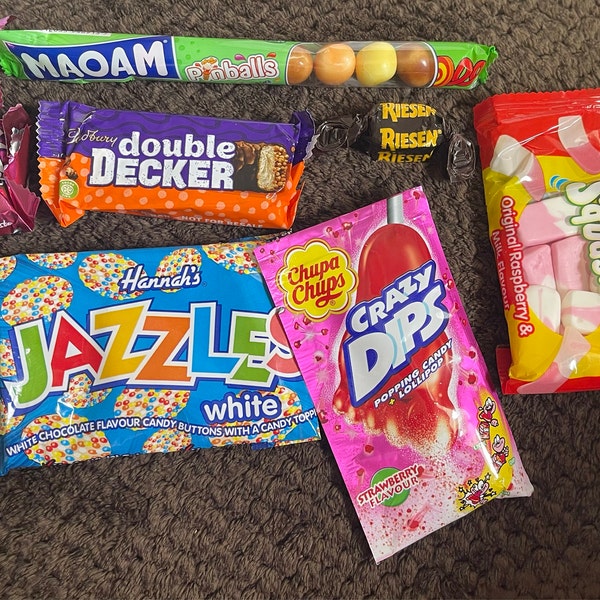 British Customisable Snack Box, Personalisable, Birthday, Gifts, UK ...