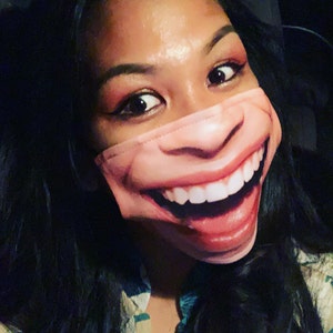 Choose Your FUNNY MASKS With 2 Filters Optional. Nose Wire Included ...