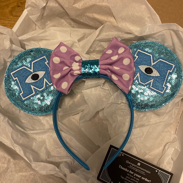 Monsters, Inc Inspired Mouse Ears - Etsy