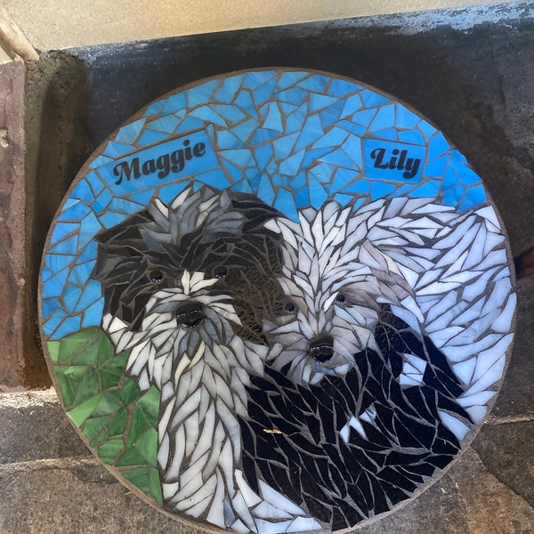 Aspen Grove Round Fused Glass Panel - Etsy