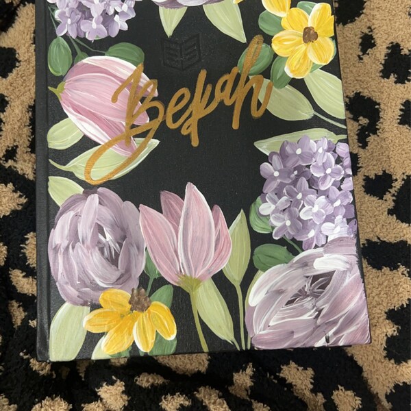 Fully Custom Hand Painted CSB She Reads Truth Bible | Custom Design ...