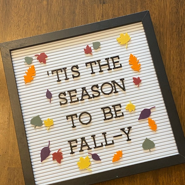 Autumn Leaves Set, Letterboard Leaves, Fall Leaves, Leaves Sign, Fall ...