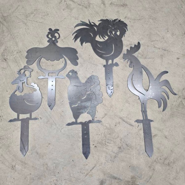 Chickens CNC Cut File, Funny Hens and Rooster Laser Dwg Files, Barn ...