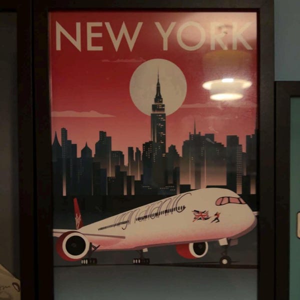 Virgin Atlantic Orlando Print | Virgin Atlantic Orlando Poster | Virgin ...