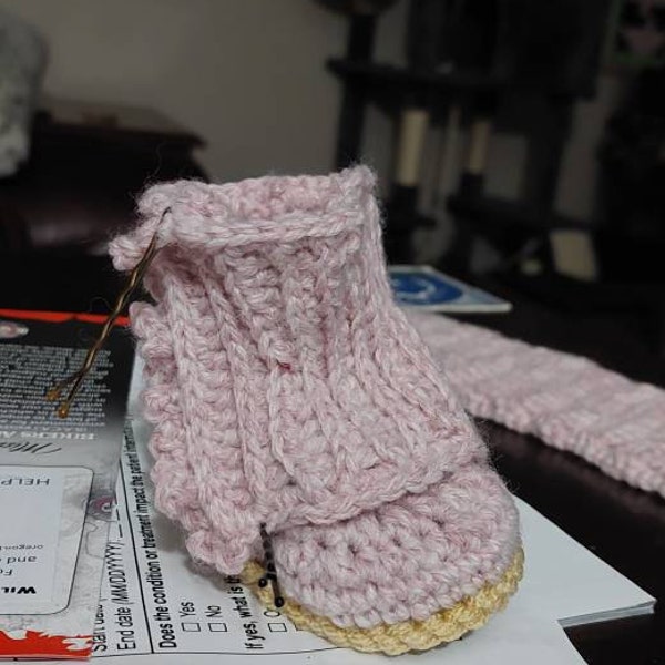 Crochet Pattern #112 Baby Wrap Boot - Instant Download - PDF L - Etsy