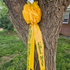 YELLOW RIBBON Deployment BOW Weatherproof for the Troops 6” - Etsy