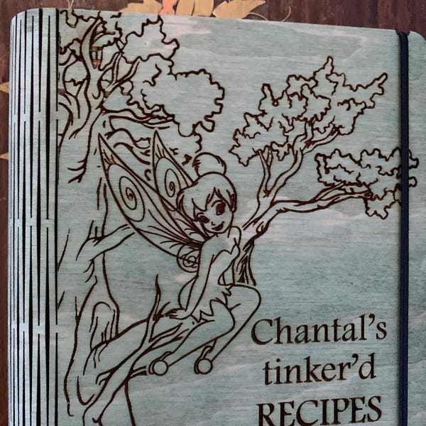 Handwritten Recipe Cookbook, Personalized Wooden Recipe Book, Binder ...