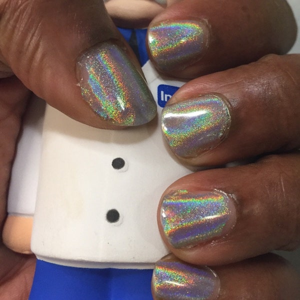 35 Micron Unicorn Powder Spectraflair Alternative Silver Holographic ...