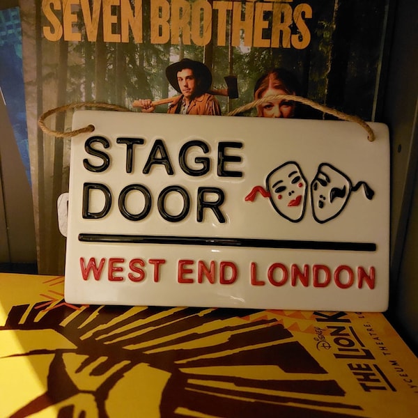 STAGE Door-west End London-sock and Buskin-performing Arts Sign-acting ...
