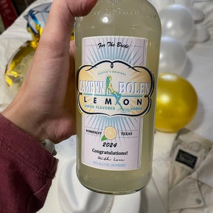 Personalized Baileys Labels, Custom Bailey's Liquor Label, Bailey Gift ...