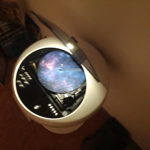 Long Brass LED Light for High Platter Vinyl Record Players Rechargeable ...