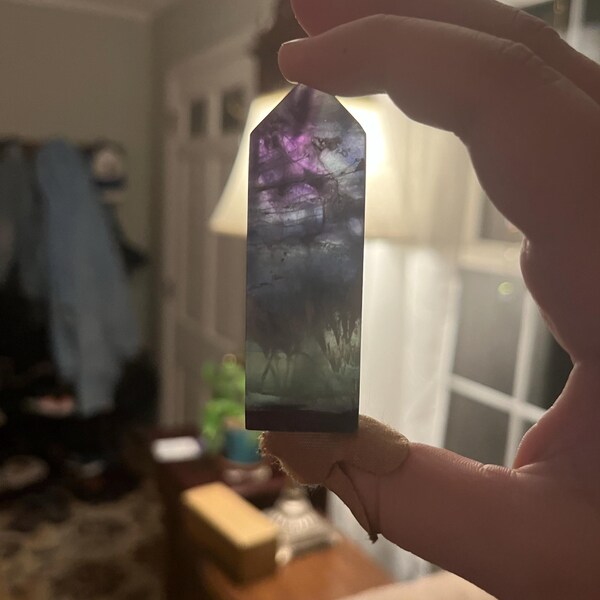 Blue Dumortierite Ring, Pink Red Dumortierite Ring, Blue Needle ...