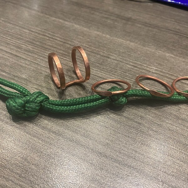 Textured Copper Band Rings | Pure Copper Rings | Arthritis Rings | Gift ...