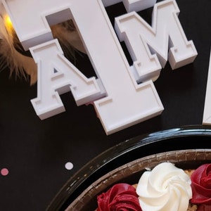 Alabama Roll Tide Logo Block Letter Shelf Decor 3D Printed - Etsy