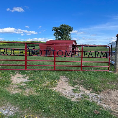 Custom Farm Gate Name Letters - Etsy