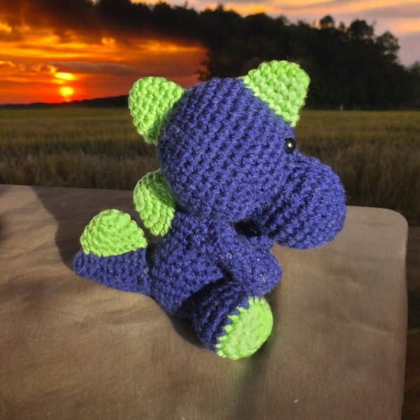 PATTERN: Spike the Stegosaurus - Crochet Dinosaur Pattern - Amigurumi ...