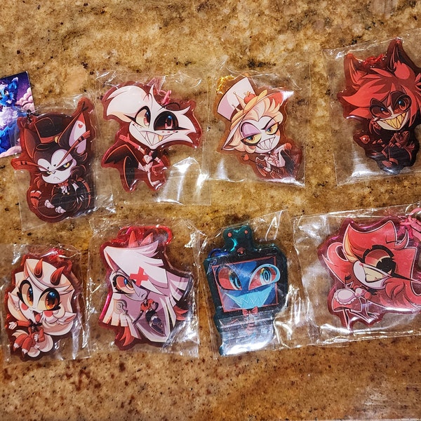 The Amazing Digital Circus Keychains - Etsy
