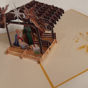Pop up Light up Nativity Scene, Nativity Set, Miniature Nativity With ...