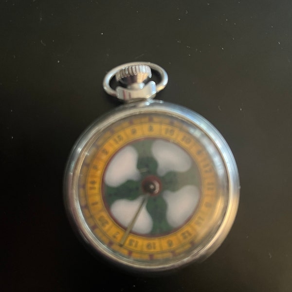 Vintage USA Atlantic City Monopoly Spinning Pocket Watch Game - Etsy