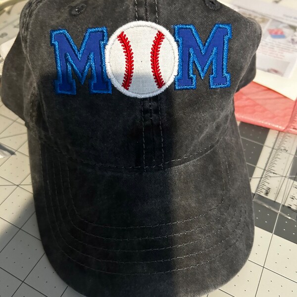 Baseball Mom Applique With Ball Design Machine Embroidery Digitized ...