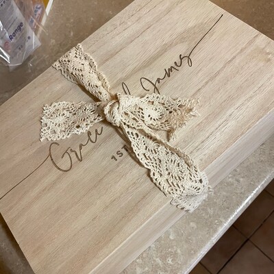 Personalised Couples Names Wedding Gift Keepsake Box, Personalized ...