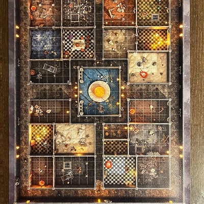 Custom Heroquest Board Game Mat, RPG Playmat, Dungeon and Dragons ...