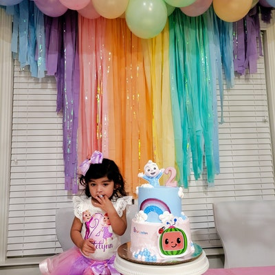 Fringe Backdrop, Streamer Backdrop, Party Backdrop, Photo Backdrop, Red ...