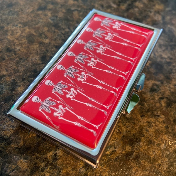 Skeleton Pill Case, 7 Day Pill Case, 7 Sections, Pill Box, Pill Case ...