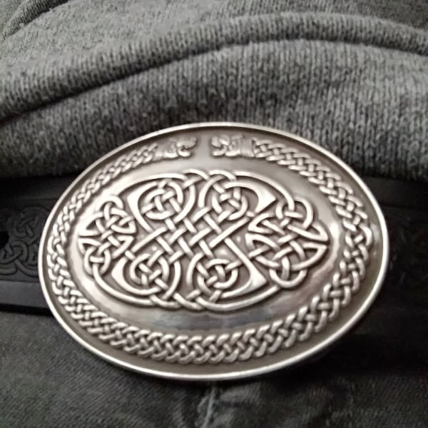 Finn Celtic Buckle Snap-on Belt - Etsy