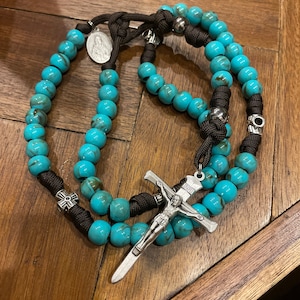 Rugged Rosaries the Living Simply Catholic Wood Rosary | Etsy