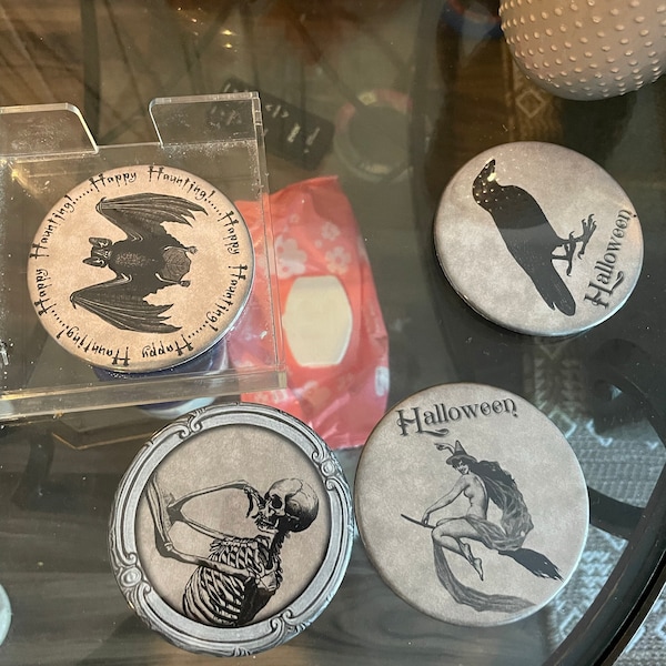 Vintage Halloween Coasters, Halloween, Goth, Drink Coasters, Coasters ...