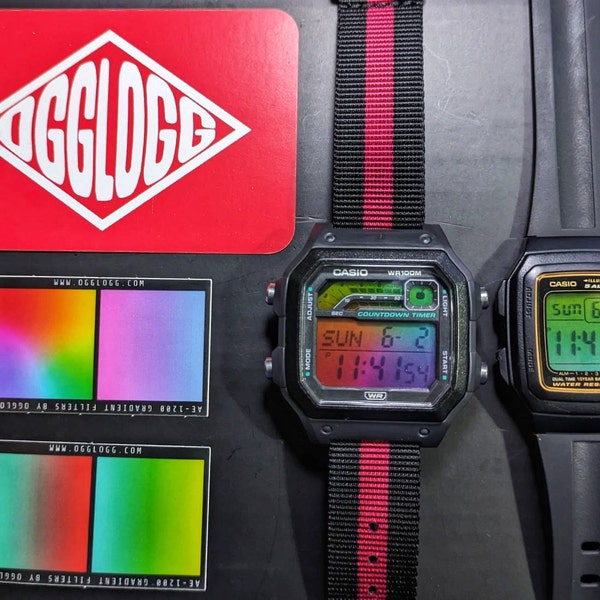 Casio AE-1200 Gradient Filter Screen - Etsy