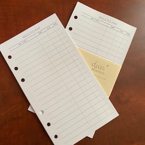 PRINTED Checkbook Register Inserts Check Book Record Tracker - Etsy