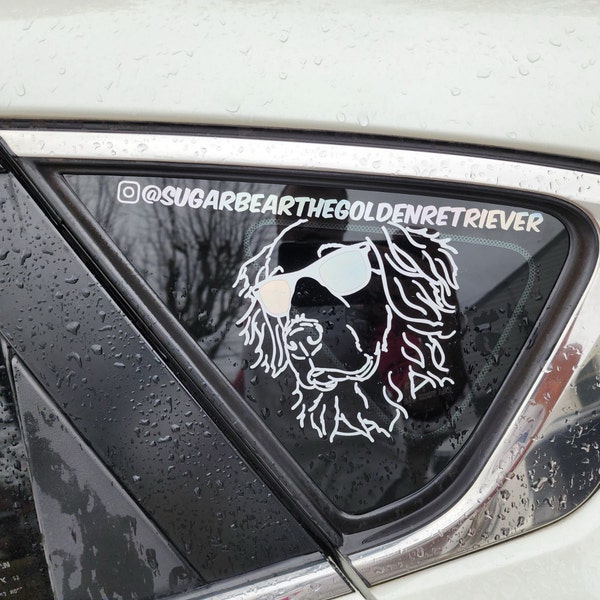 Custom Instagram Name Vinyl Decal - Personalized IG Username Sticker ...