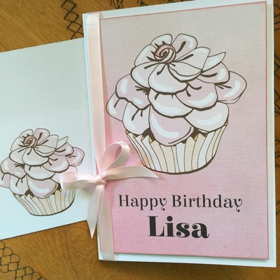 Pink Cupcake Clipart, Girl Birthday Party Digital Graphics, Anniversary ...