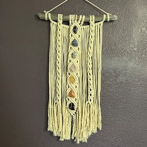 Macrame Wall Hanging With Multiple Gemstones for Overall Healing - Etsy
