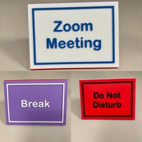 Availability Desk Sign - Handy Tool for the Busy Office - Time Blocking ...