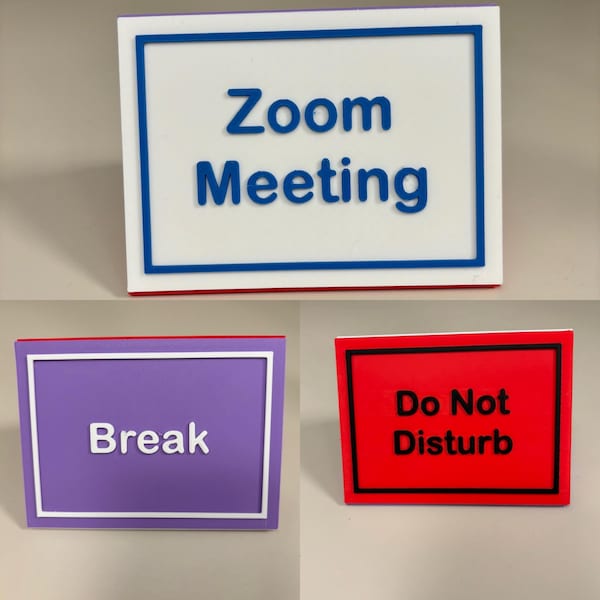 Ultimate Focusmaster Desk Sign: the Traffic Light for Your Productivity ...