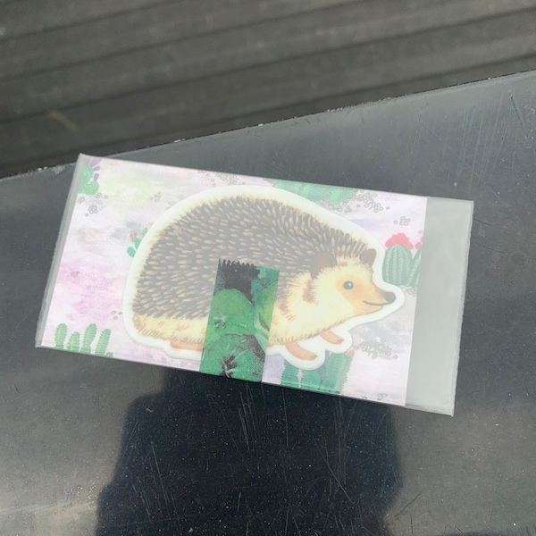 Hedgehog Sticker - Etsy