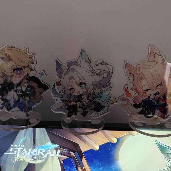 Buy 2 Get 1 Free Honkai Star Rail HSR Acrylic Charm 36 Characters ...