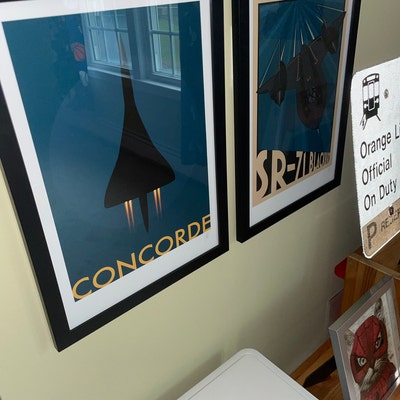 Concorde Afterburner Signed Art Print - Etsy