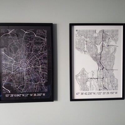 Custom Topographic Map of Anywhere in the World, Wall Art Hiking Map ...